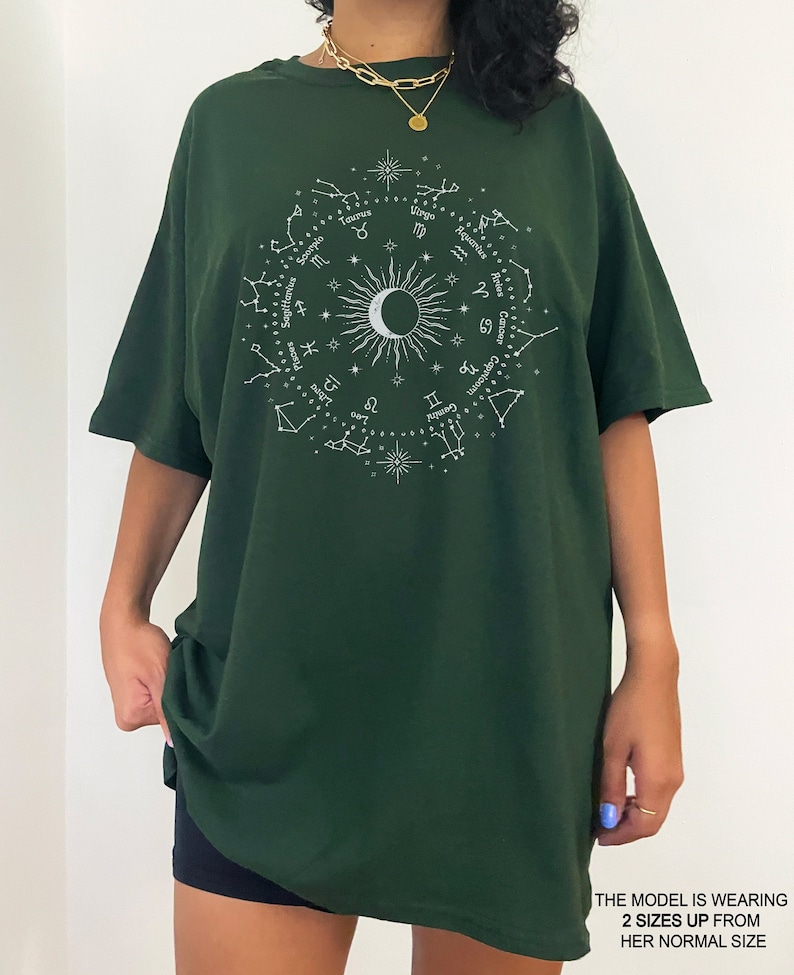 Astrology Shirt Zodiac Shirt Aesthetic Indie Clothes Zodiac - Etsy