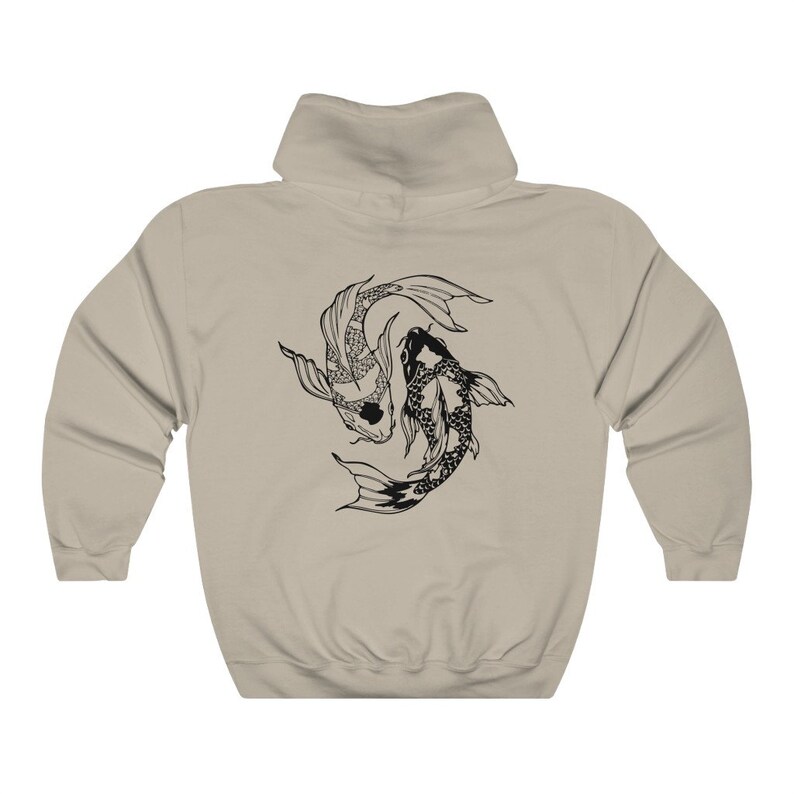 Koi Fish Shirt Japanese Hoodie Indie Clothing Vintage Oversized ...