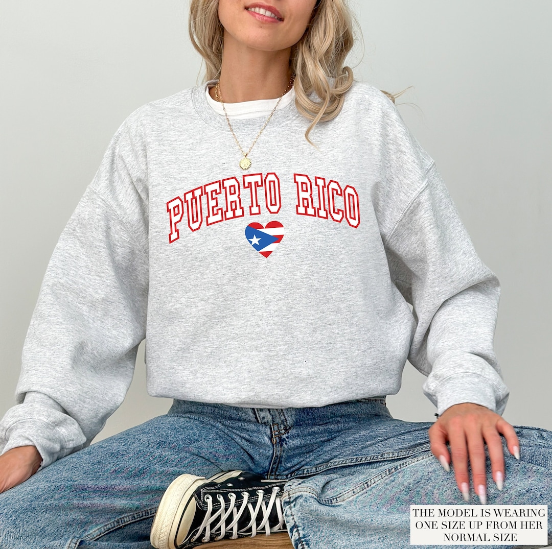 Puerto Rico Sweatshirt Puerto Rico Shirt Puerto Rico Crewneck Boricua ...