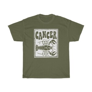 Cancer Shirt Zodiac Tee Cancer Birthday Gift Astrology Clothing Trendy ...