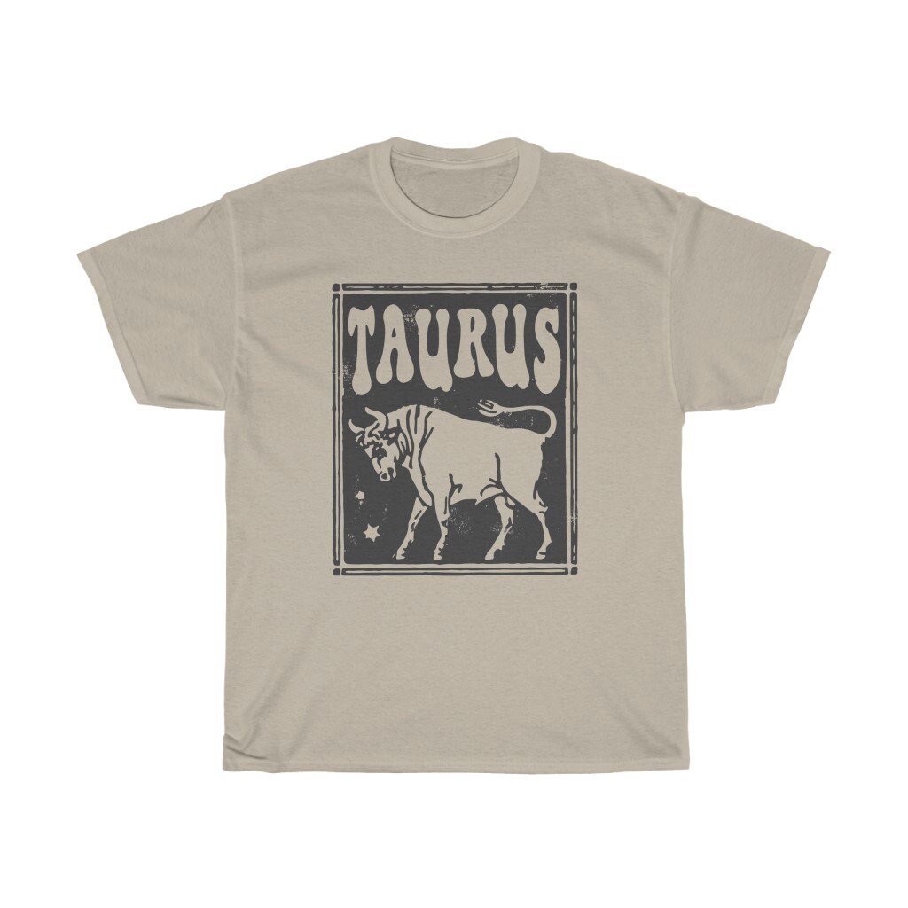 Taurus Shirt Zodiac Tee Taurus Birthday Gift Astrology Clothing Trendy ...
