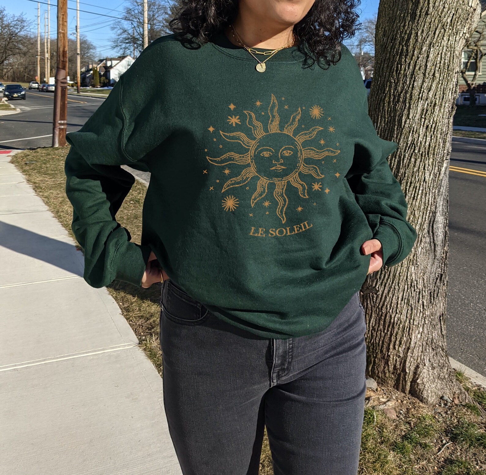 Celestial Shirt Sun and Moon Shirt Sun Crewneck Alt Clothing Aesthetic ...