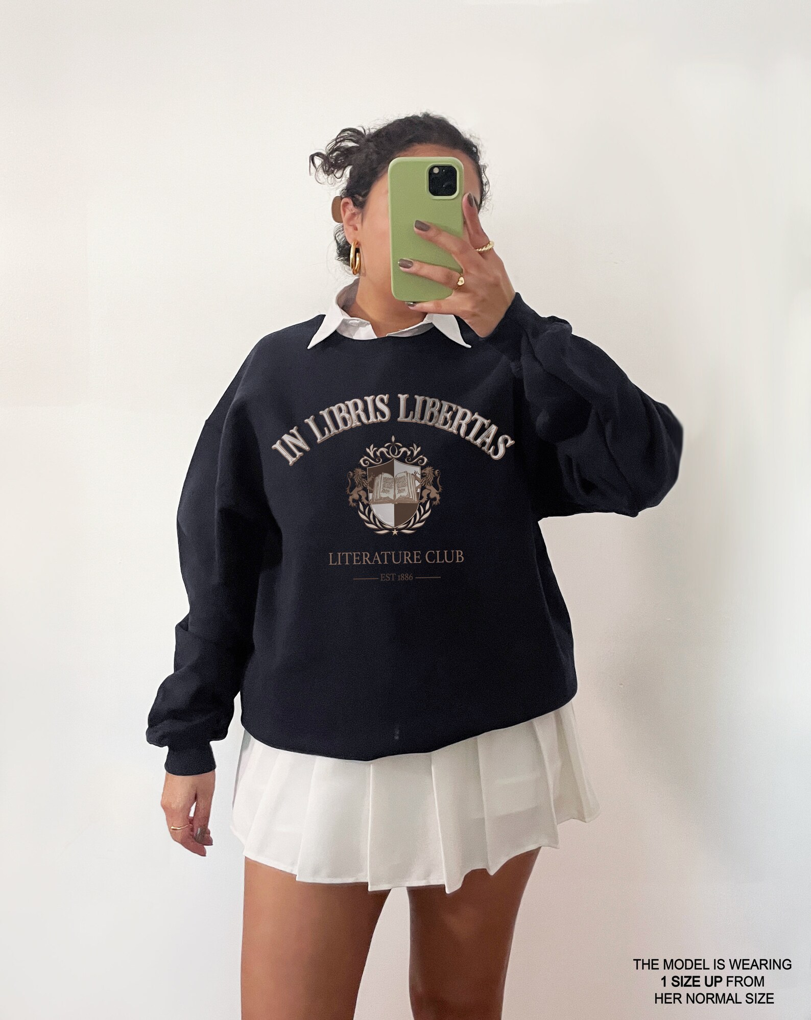 Light Academia Clothing Dark Academia Crewneck Sweatshirt Poet - Etsy