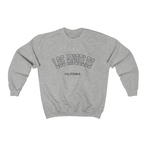 Los Angeles Shirt Unisex Sweatshirt Oversized Crewneck California Shirt ...