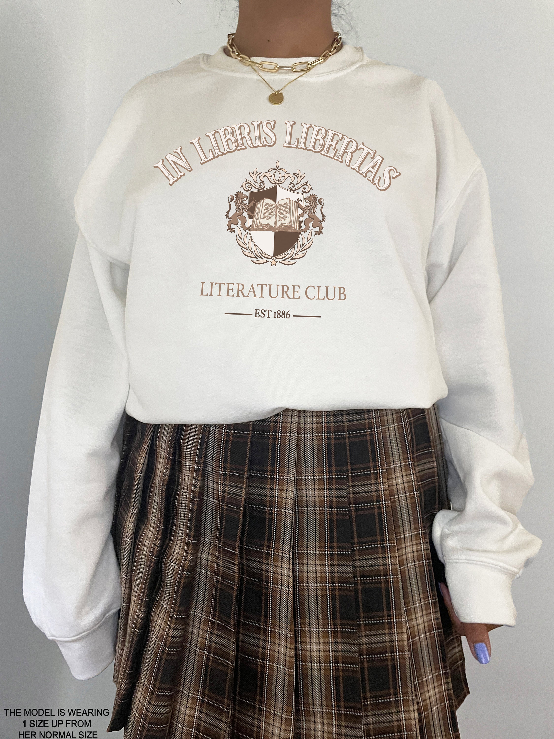 Light Academia Clothing Dark Academia Crewneck Sweatshirt Poet - Etsy