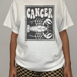 Cancer Shirt Zodiac Tee Cancer Birthday Gift Astrology Clothing Trendy ...
