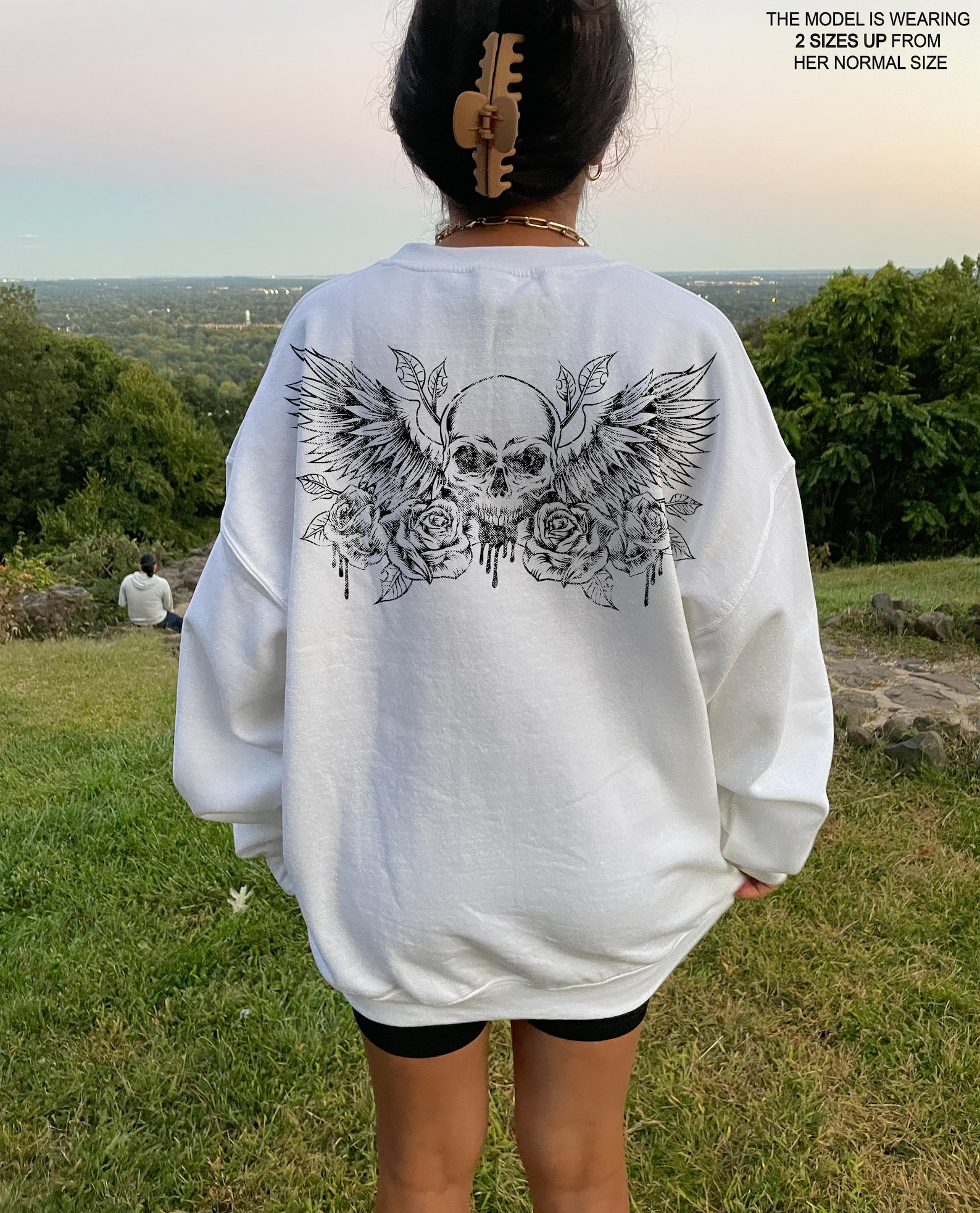 Gothic Clothes Fairy Grunge Fairycore Emo Goth Clothes Skeleton Sweater ...