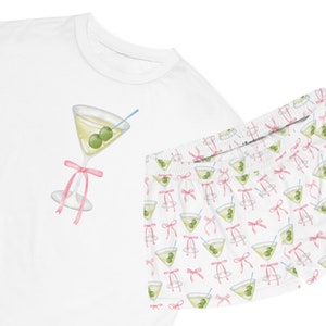 Dirty Martini Pink Bow Coquette Pajamas Balletcore Pajamas Girly ...