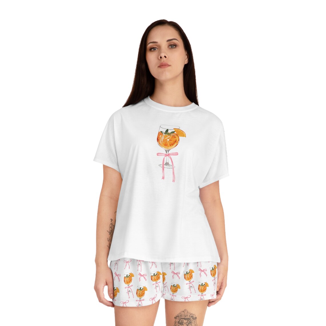Aperol Spritz Pajamas Bachelorette Pajama Set Custom Matching Pajama ...