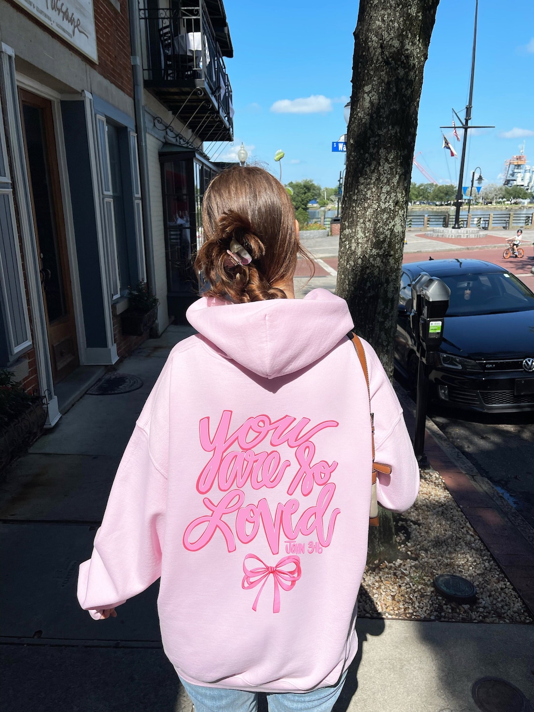 Coquette Christian Hoodie Jesus Hoodie Pink Christian Hoodie Bow Hoodie ...