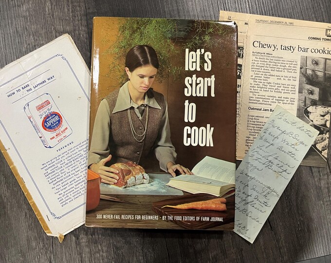 1966 Let's Start to Cook by Farm Journal Cookbook for Beginners Vintage ...