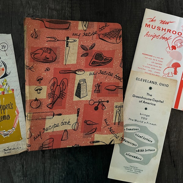 Vintage Recipe Book - Etsy