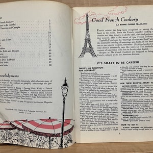 1955 the French Cookbook by Culinary Arts Institute 141 Traditional ...
