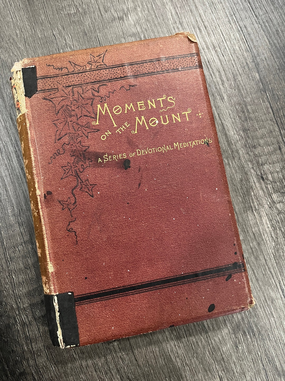 1886 Moments on the Mount by Rev George Matheson Vintage Antique Book ...