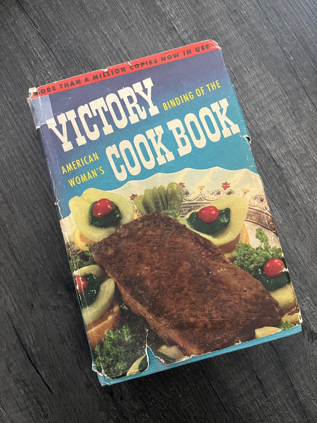 1943 the Victory Binding of the American Woman's Cook Book Wartime ...