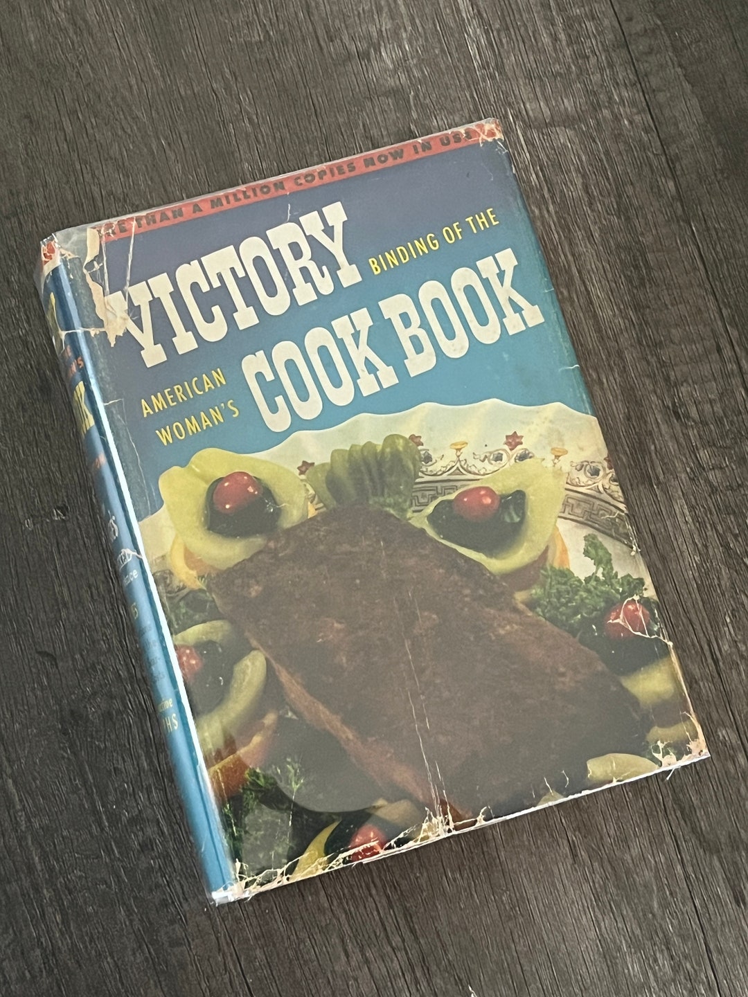 1942 WARTIME the Victory Binding of the American Woman's Cook Book ...