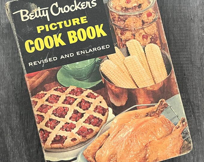 Antique Cookbook 1956 Betty Crocker's Picture Cook Book 2nd Ed. 1st ...