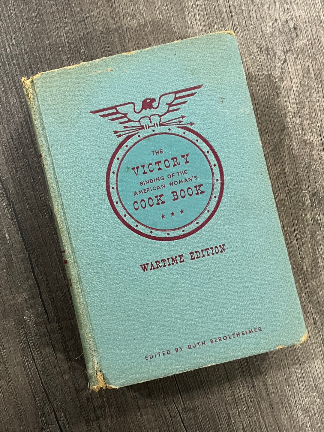 1942 WARTIME the Victory Binding of the American Woman's Cook Book ...