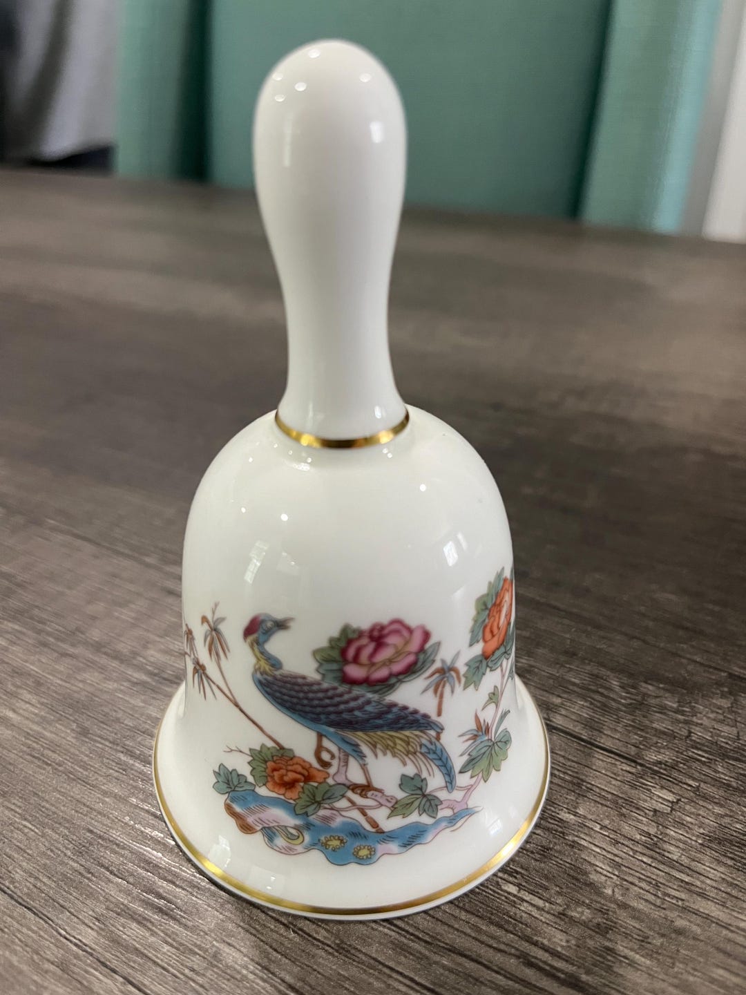 Vintage Wedgewood Kutani Crane Bell Bone China Made in England - Etsy