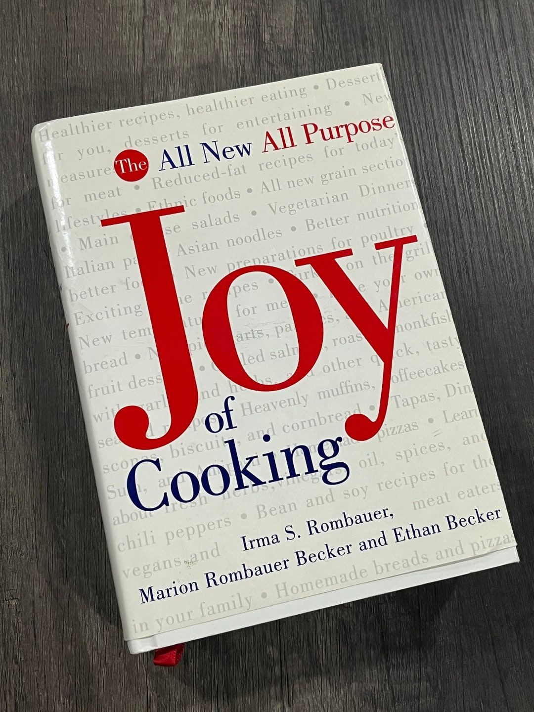 1997 the Joy of Cooking All New Purpose Vintage Cookbook Irma Rombauer ...