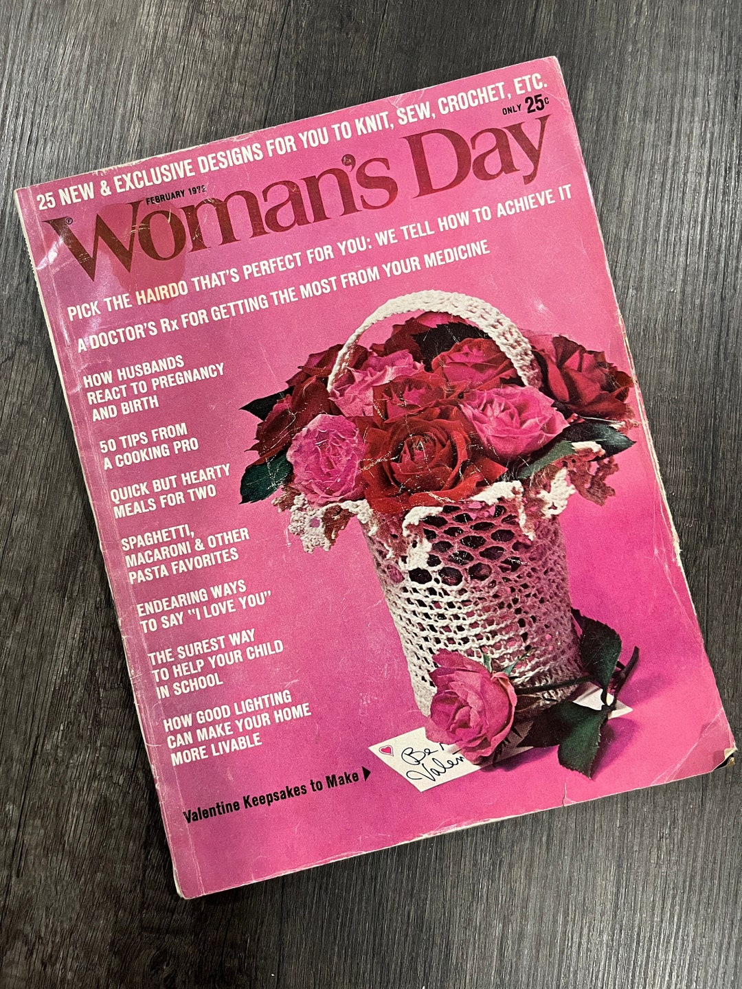 Vintage Woman's Day Magazine February 1972 Vintage Ads Valentine ...