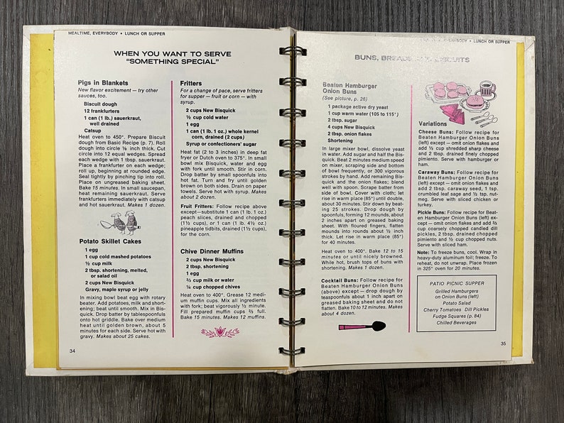 Vintage 1967 Betty Crocker so Quick With New Bisquick Cookbook - Etsy