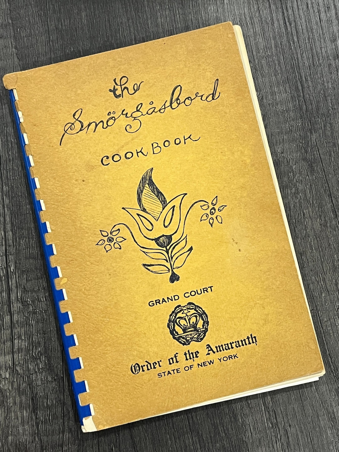 1960 the Smorgasbord Cookbook by Order of the Amaranth, State of New ...