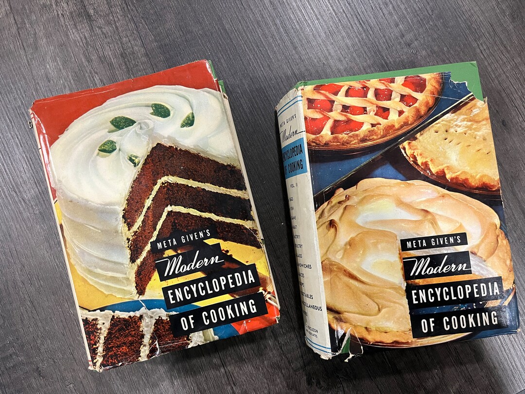1949 1959 Meta Given's Modern Encyclopedia of Cooking Cookbook Vol 1 ...