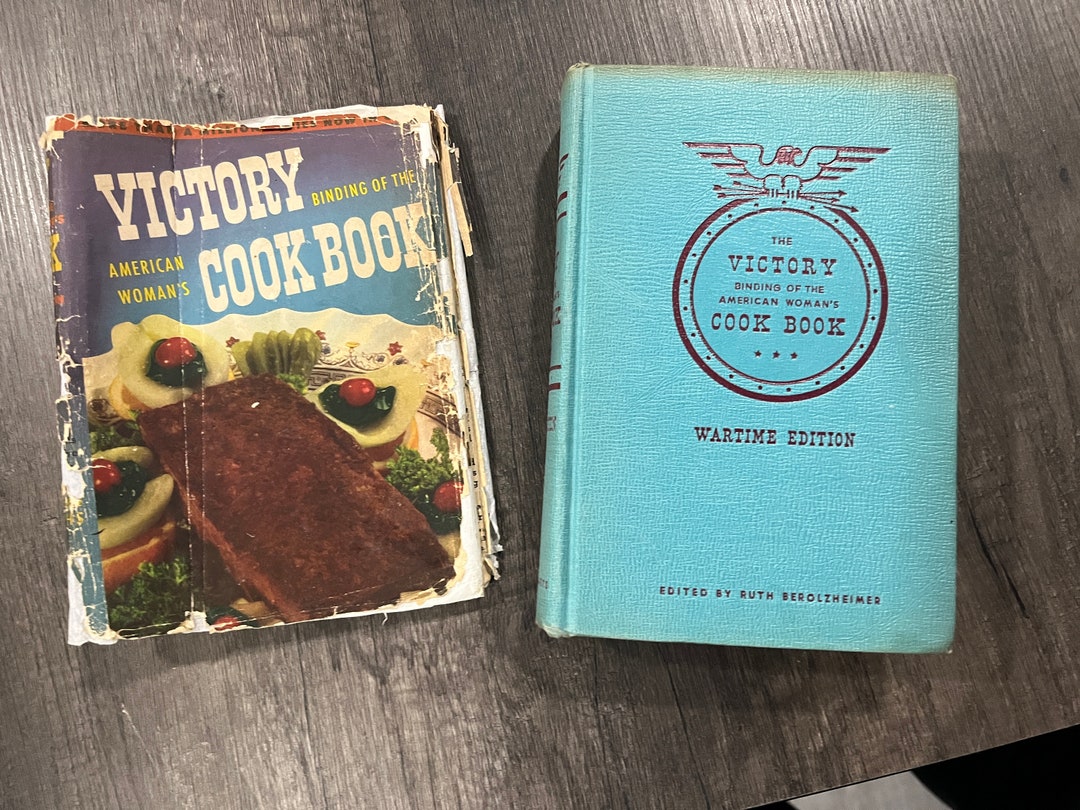 1943 WARTIME the Victory Binding of the American Woman's Cook Book ...