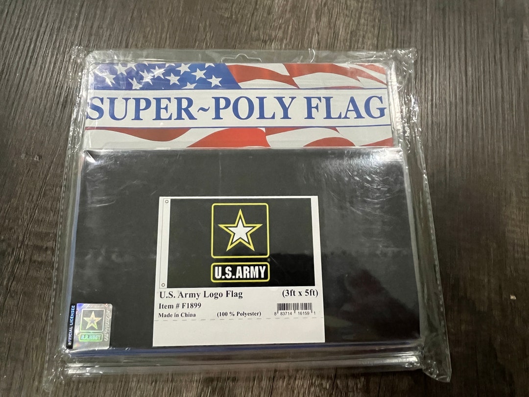 U.S. Army Logo Flag Super Poly Flag 3'x5' Polyester - Etsy