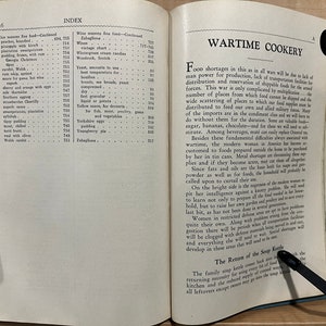 1942 WARTIME the Victory Binding of the American Woman's Cook Book ...