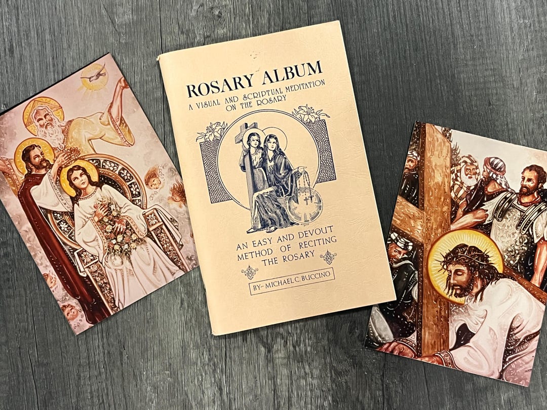 1970s Rosary Album: A Visual & Scriptural Meditation on the Rosary With ...