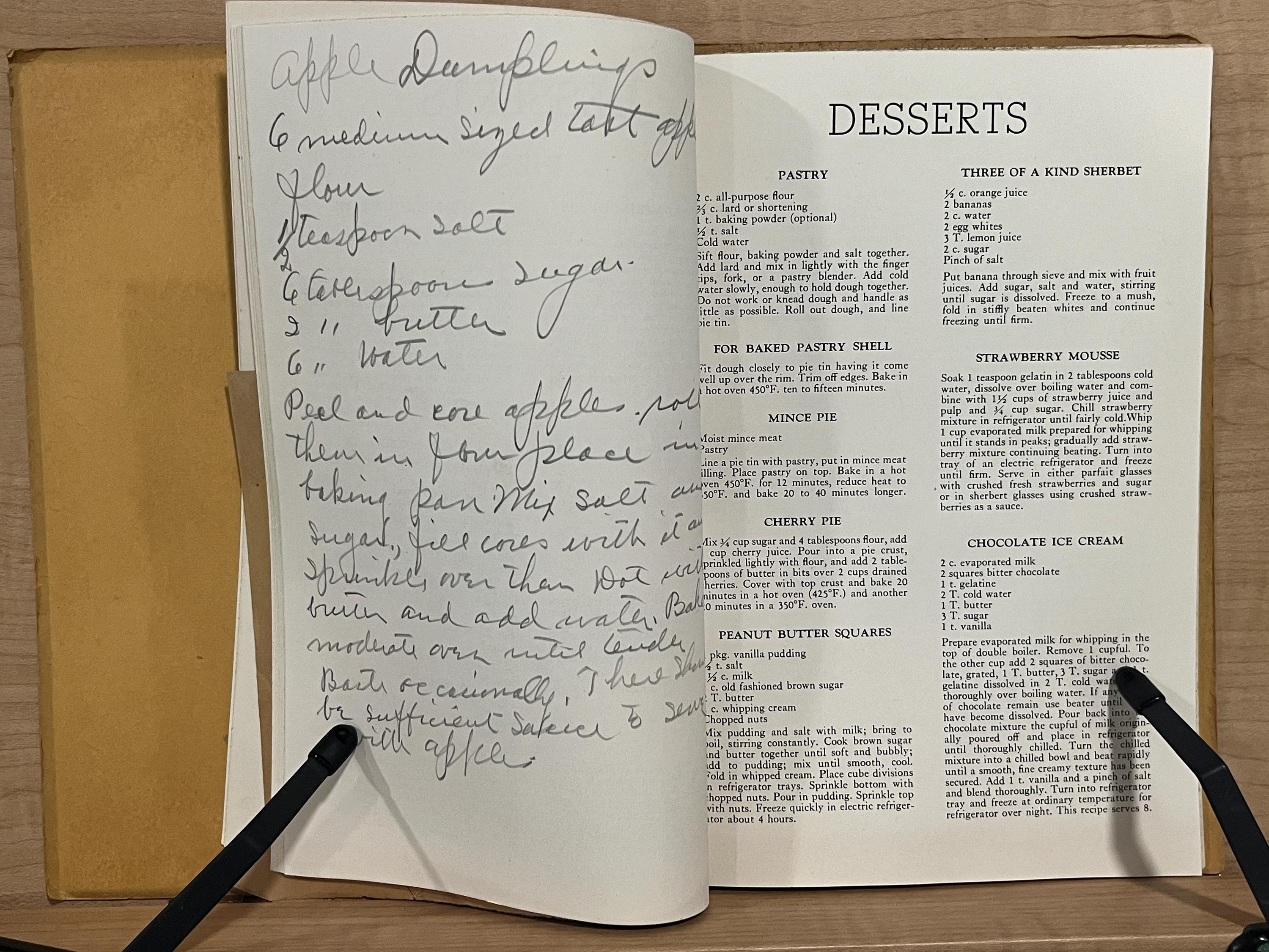 Antique Cookbook: Mrs. Farrell's Recipe Book Banner-whitehill Home ...