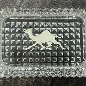 1940s Depression Glass Ribbed Covered Cigarette Trinket Box Dromedary ...