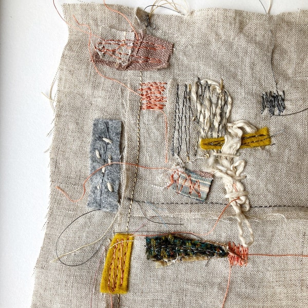 Abstract Textile Art - Etsy