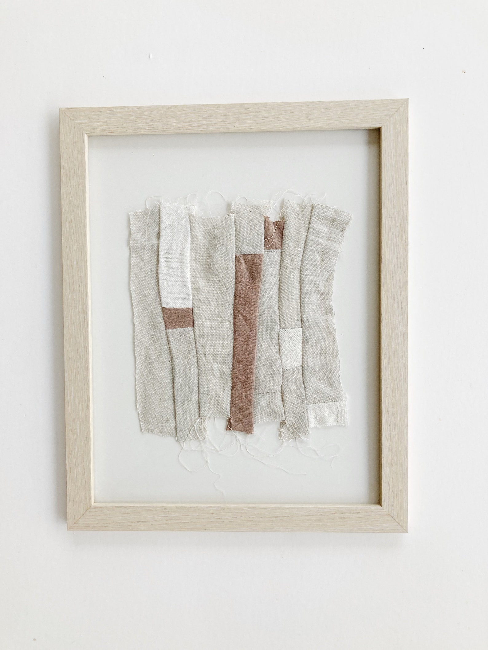 Textile Wall Art FRAMED Wall Art Original Art Fabric Wall - Etsy