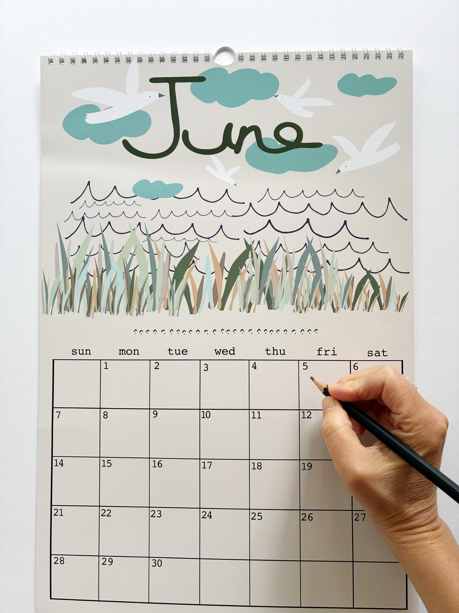 2026 Artist Wall Calendar Illustrated Cozy Seasons Farmhouse Folk Art ...