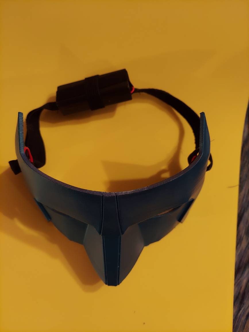 BLUE Lantern Kyle Rayner Face MASK Cosplay Accessory - Etsy