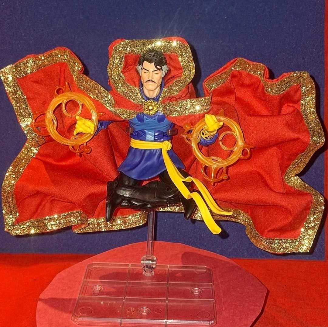 Doctor Strange 1/12 Custom Fabric Wired Cape for Marvel Legend Dr ...