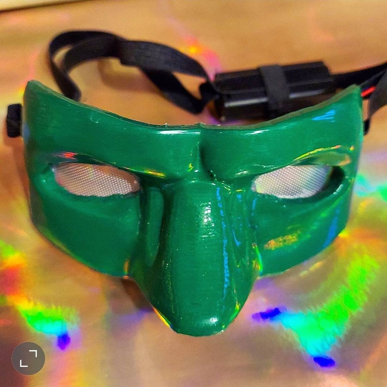 Green Lantern Hal Jordan Face MASK Cosplay Accessory Reenactment Dc ...