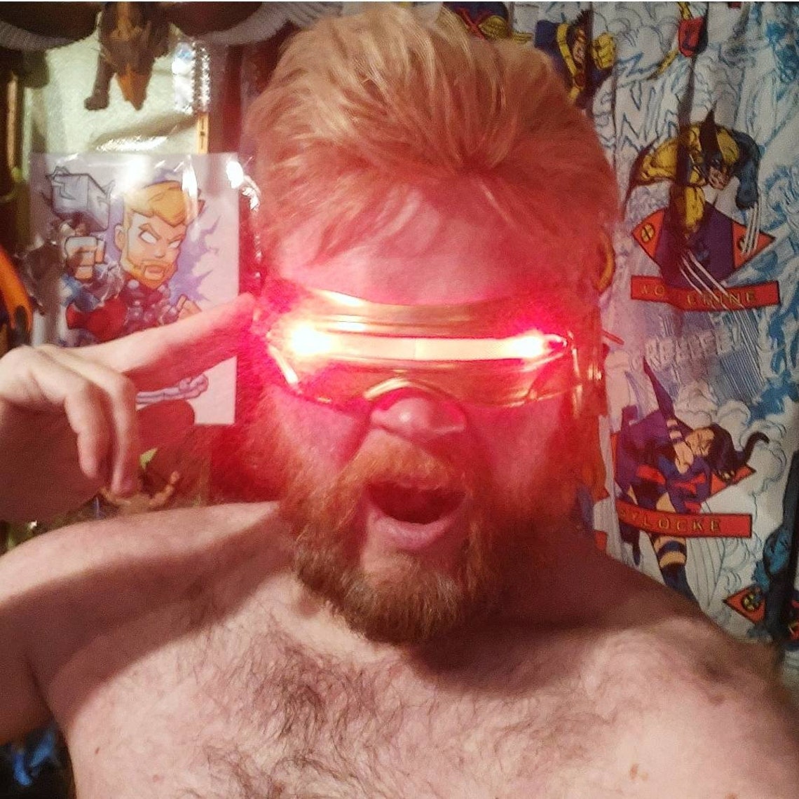 CYCLOPS XMEN 90S Face MASK Visor Cosplay Accessory Silver | Etsy