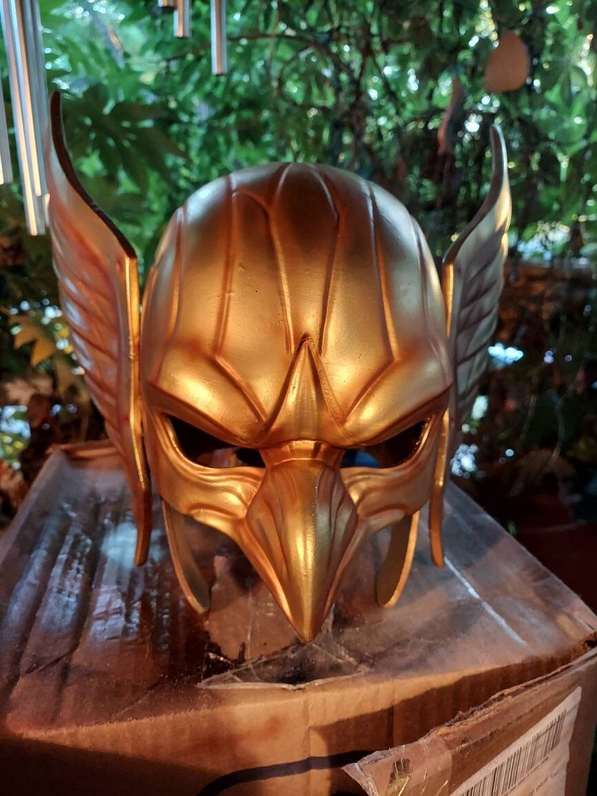 HAWKMAN DC COMICS Justice League Cosplay Helmet 3d Printed and Finished ...