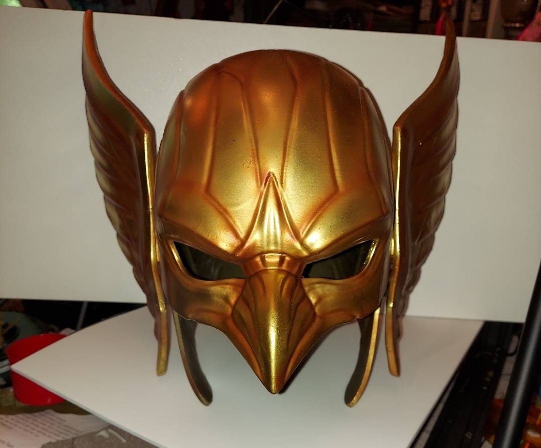 HAWKMAN DC COMICS Justice League Cosplay Helmet 3d Printed and Finished ...
