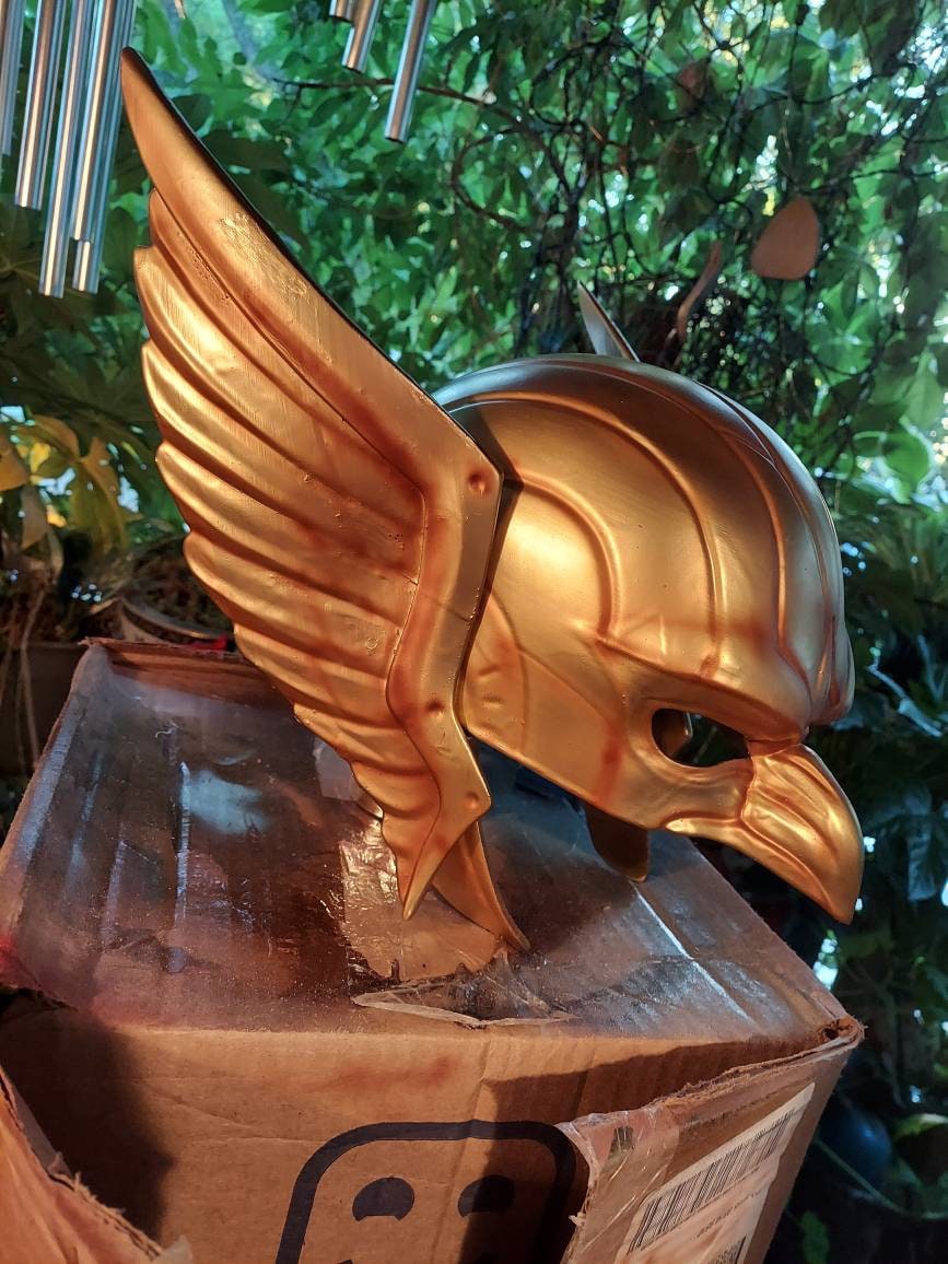 HAWKMAN DC COMICS Justice League Cosplay Helmet 3d Printed and Finished ...