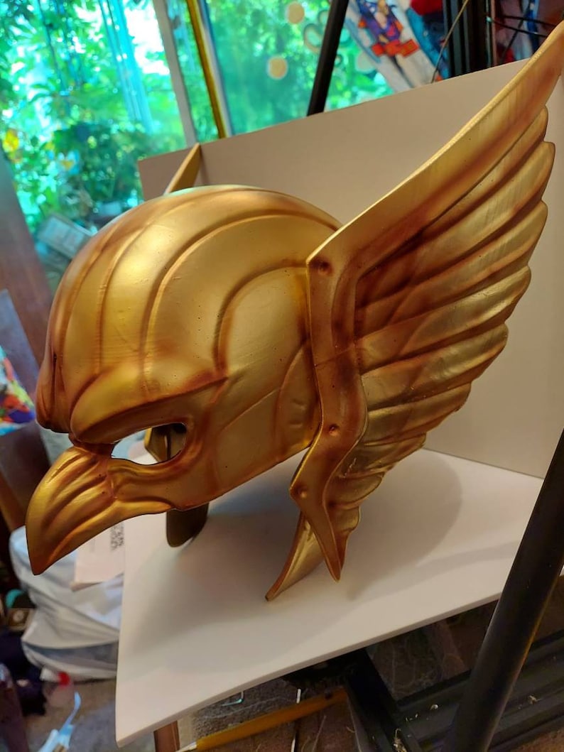 HAWKMAN DC COMICS Justice League Cosplay Helmet 3d Printed and Finished ...
