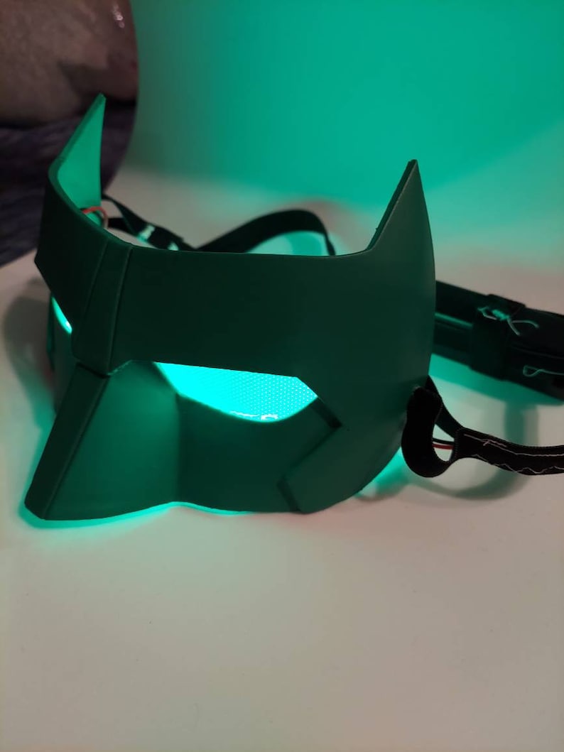 Green Lantern Kyle Rayner Face MASK Cosplay Accessory Reenactment Dc ...