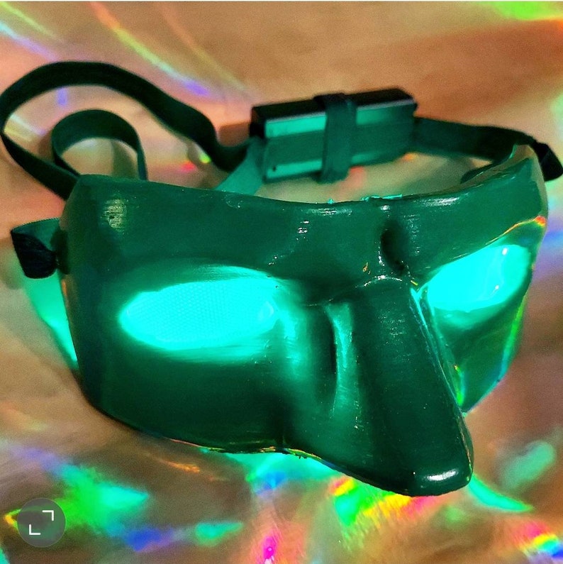 Green Lantern Hal Jordan Face MASK Cosplay Accessory - Etsy