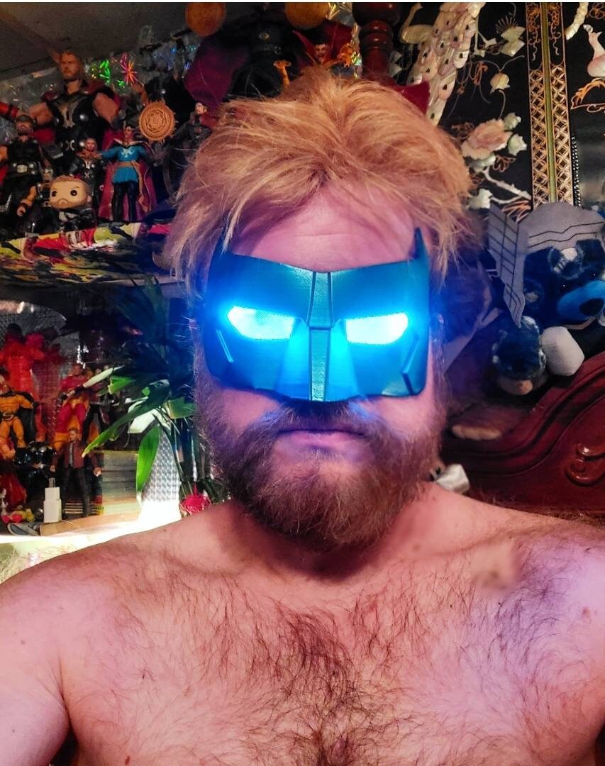 BLUE Lantern Kyle Rayner Face MASK Cosplay Accessory - Etsy