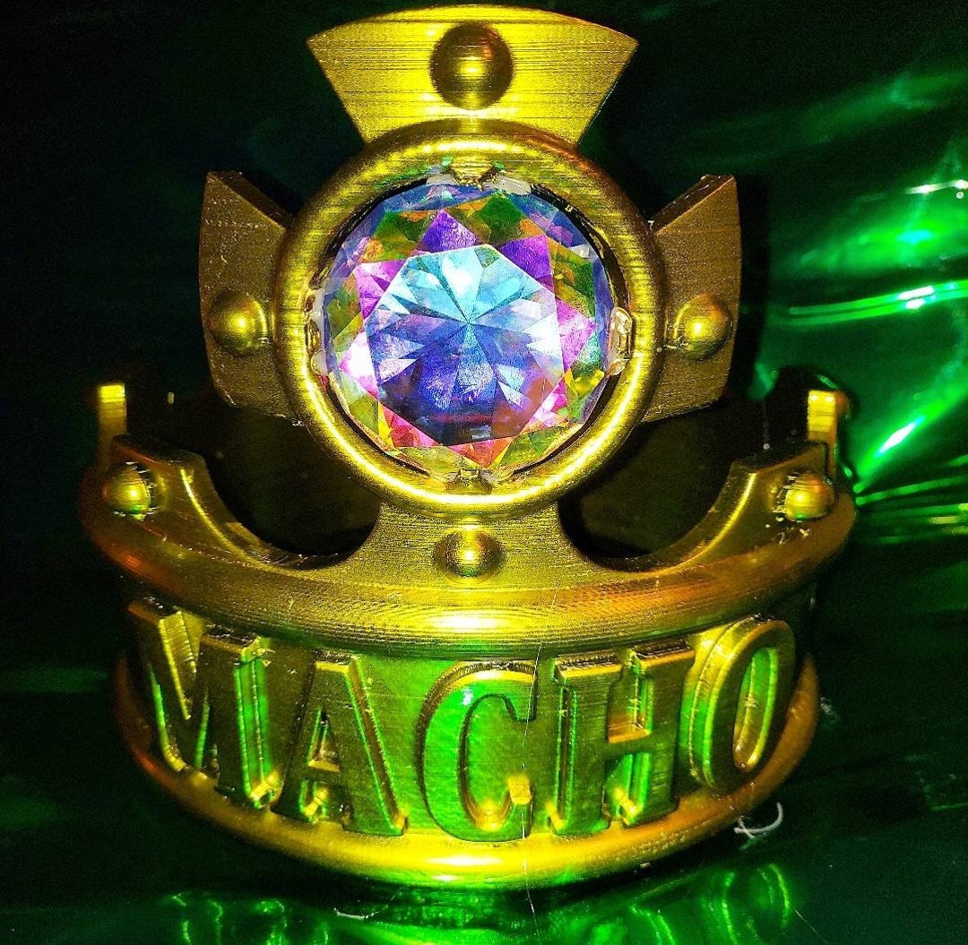 Macho Man Randy Savage 3d Printed Crown and Septor Cosplay Prop - Etsy