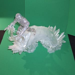 3D Printed Marvel Legends Iceman Ice Slide Effects Diorama Xmen Xfactor ...